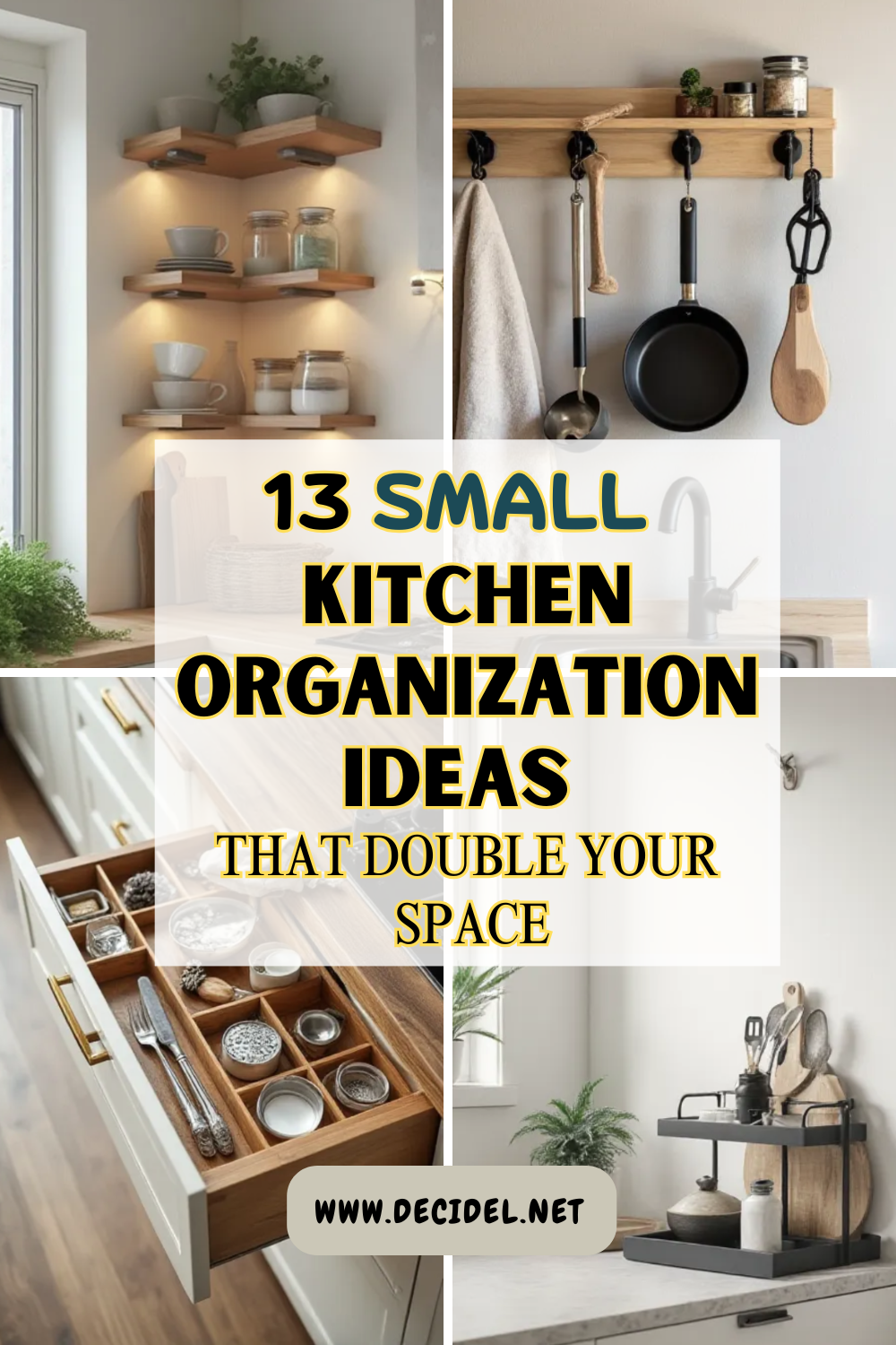 18 Small Kitchen Organization Ideas That Make Tiny Kitchens Feel Bigger ...